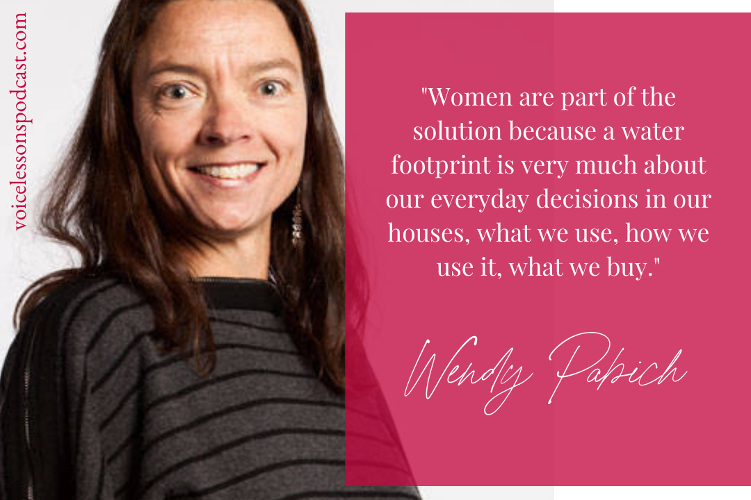 A Lesson On the Wisdom of Water with Wendy Pabich - voicelessonspodcast.com
